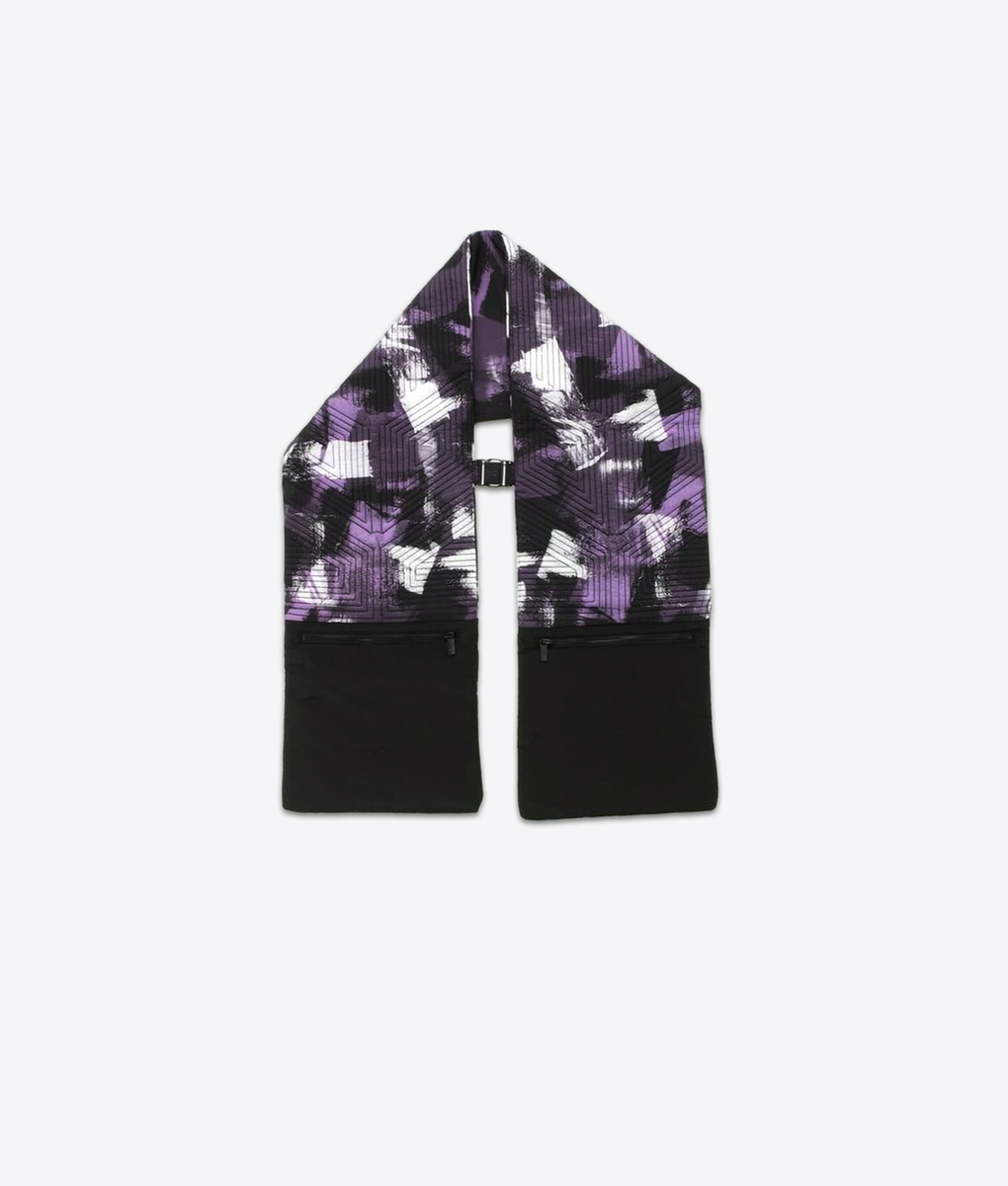 Y-3 - Y-3 PRINTED SCARF 'NOBLE PURPLE/TECH PURPLE' - VegNonVeg