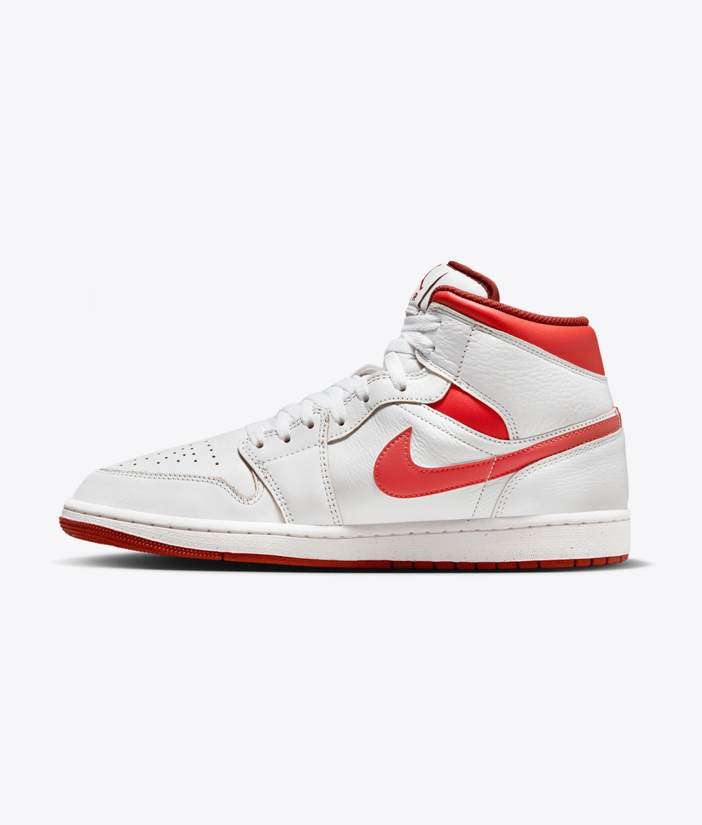 Jordan - Jordan Air Jordan 1 Mid Se White/Lobster-Dune Red-Sail | Buy ...