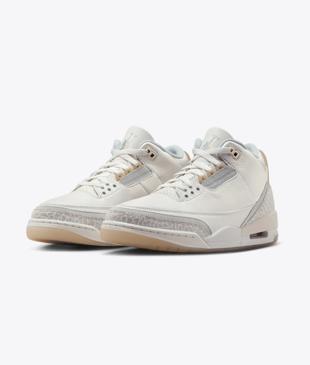 Jordan - JORDAN AIR JORDAN 3 RETRO CRAFT IVORY/GREY MIST-CREAM l BUY ...