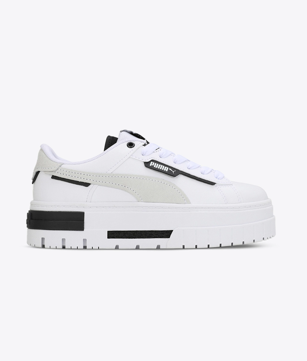 Puma - PUMA MAYZE CRASHED WNS WHITE/BLACK l BUY Women's Sneakers Online at VegNonVeg - VegNonVeg