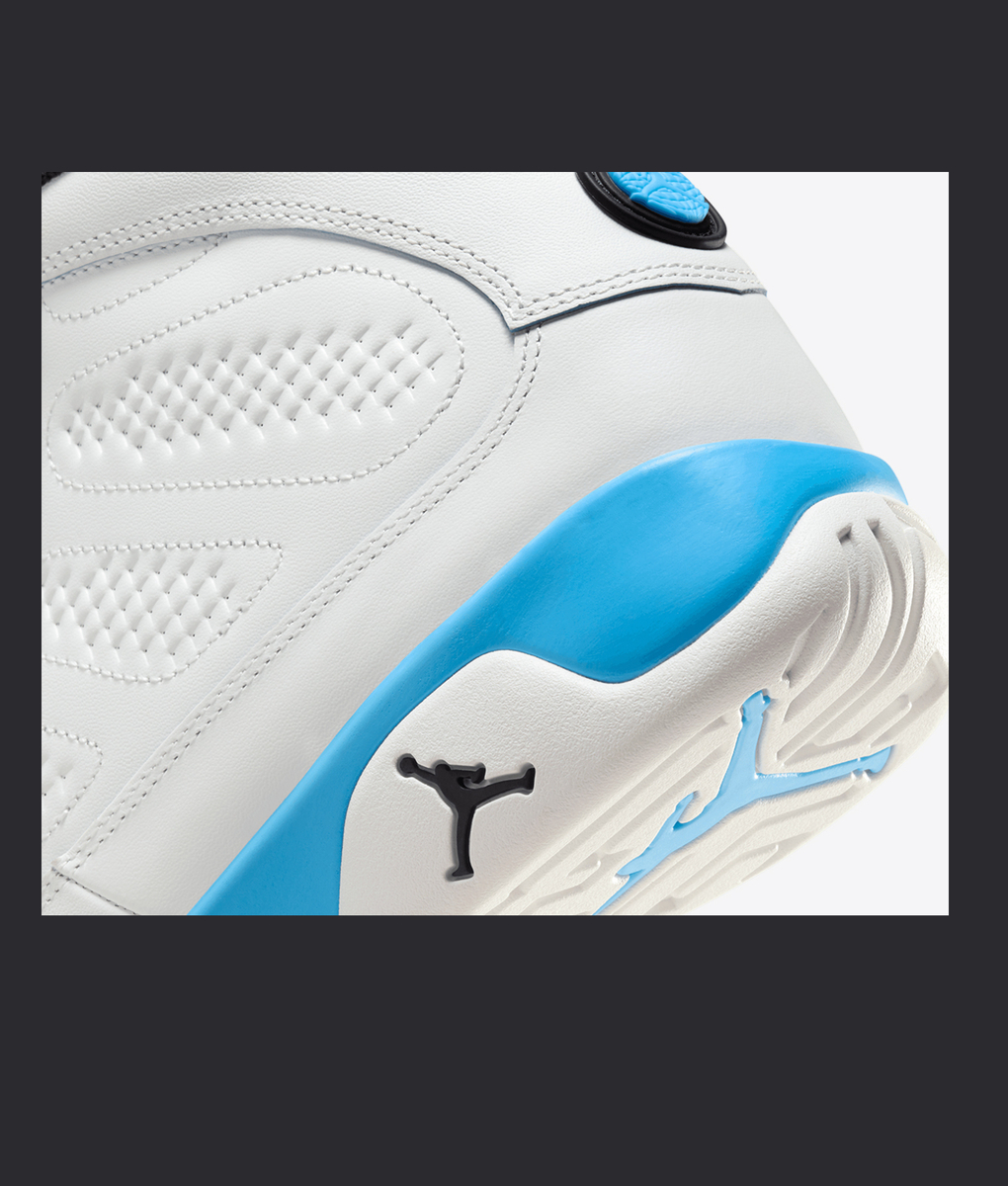 Jordan - JORDAN AIR JORDAN 9 RETRO SUMMIT WHITE/BLACK-DARK POWDER BLUE ...