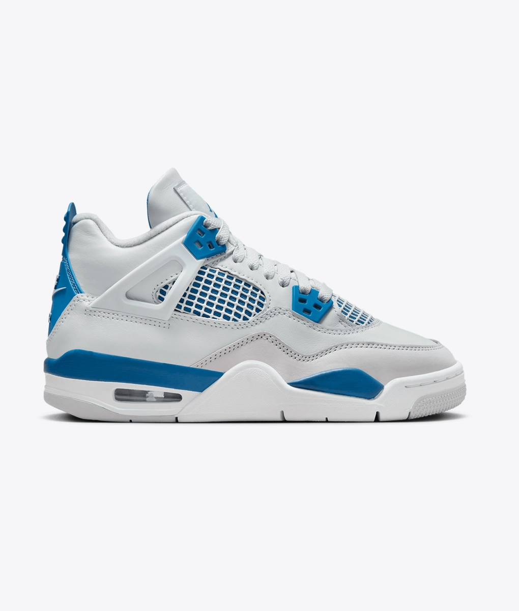 Jordan - Jordan Air Jordan 4 Retro Off White/Military Blue-Neutral Grey ...
