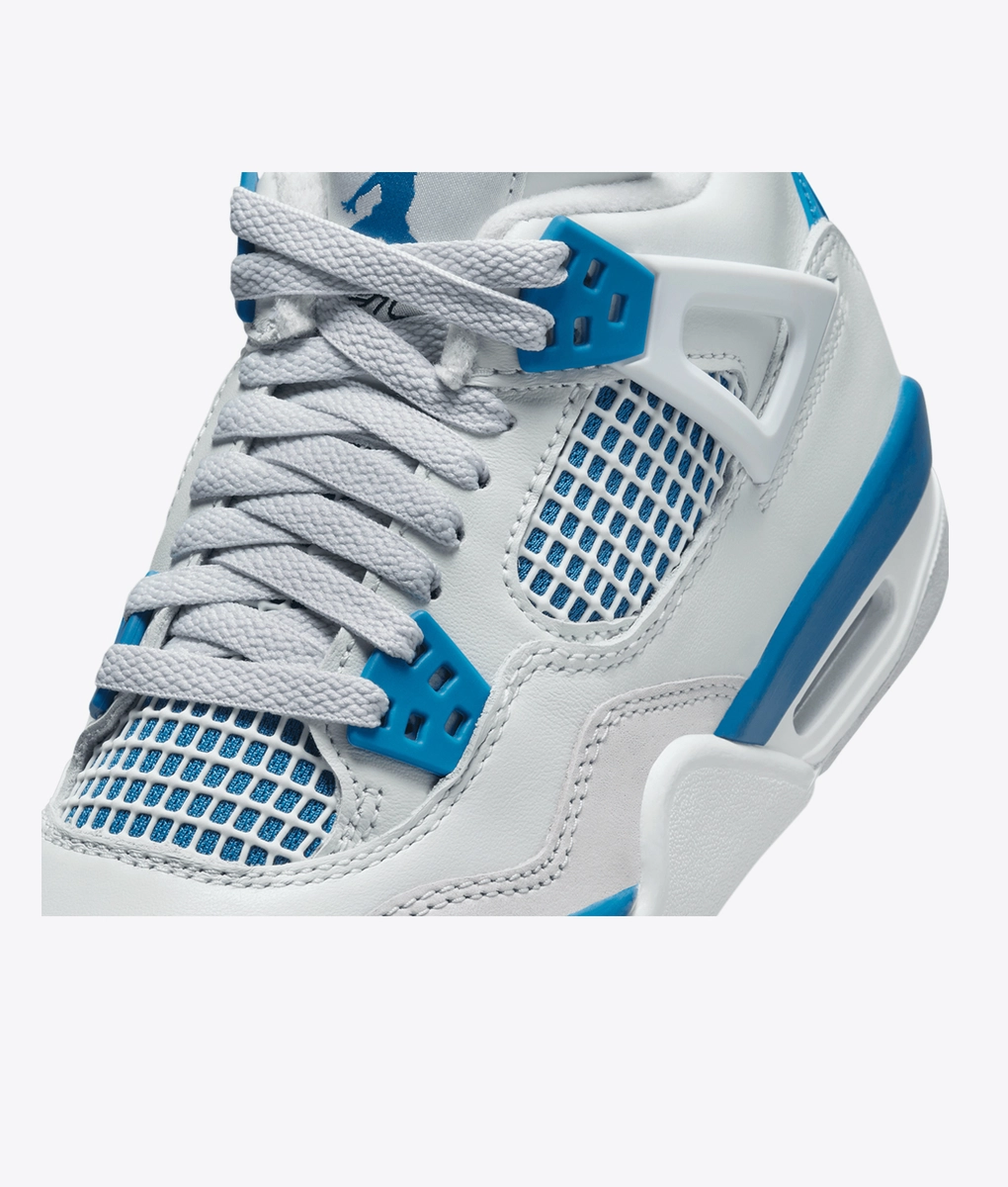Jordan - Jordan Air Jordan 4 Retro Off White/Military Blue-Neutral Grey ...