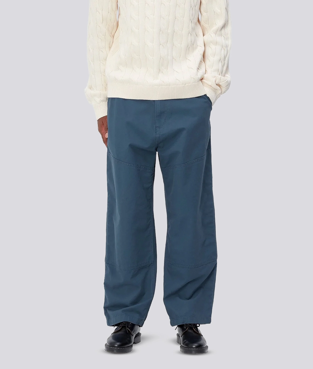 Carhartt WIP - CARHARTT WIP RINSED WIDE PANEL PANT NAVAL l Buy Unisex ...