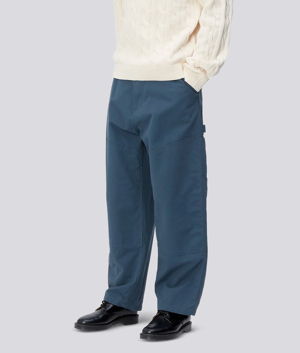 Carhartt WIP - CARHARTT WIP RINSED WIDE PANEL PANT NAVAL l Buy Unisex ...