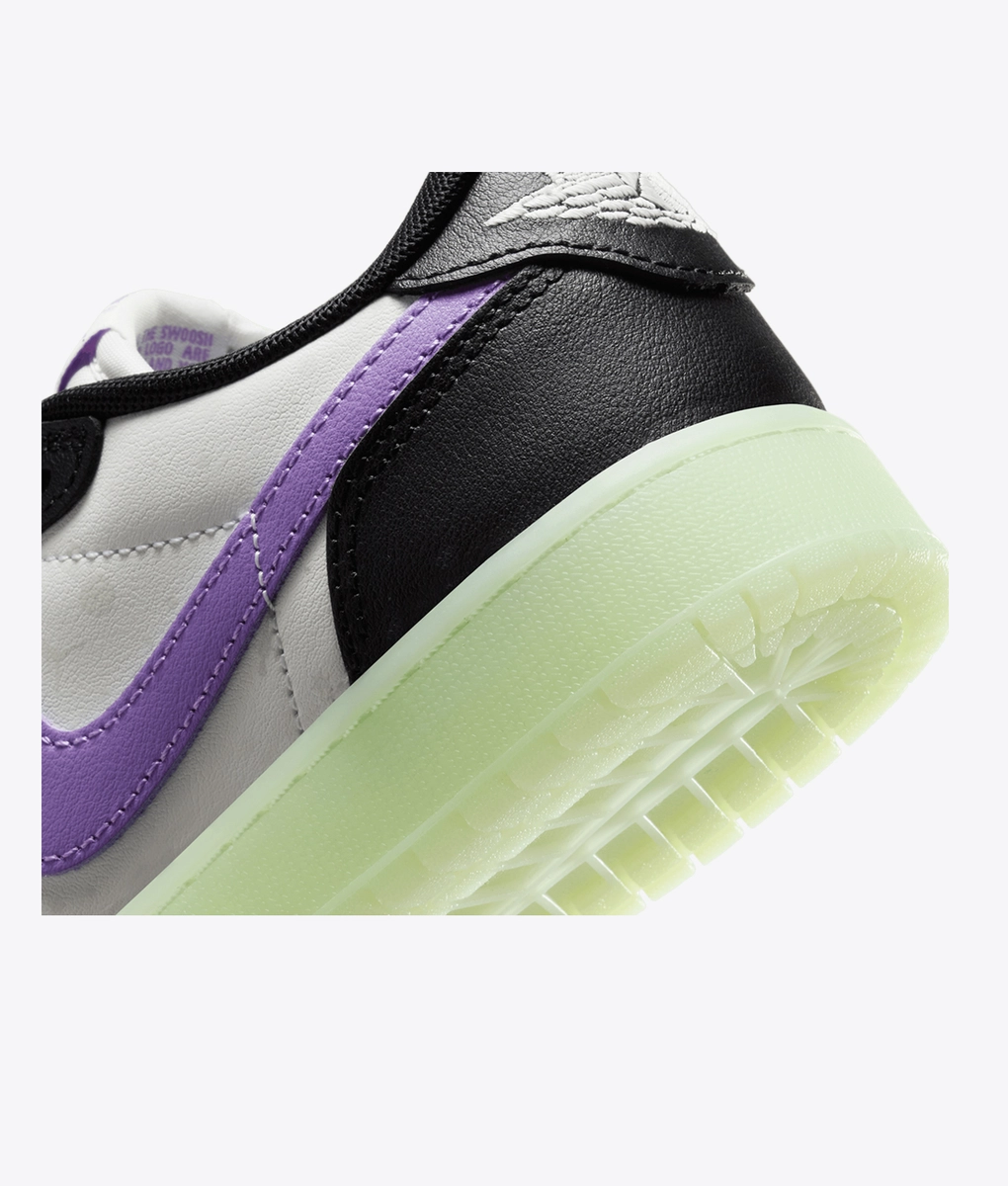 Jordan - JORDAN AIR JORDAN 1 RETRO LOW OG BLACK RASPBERRY-VOLT TINT l ...