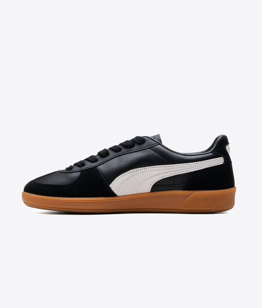 Puma - Puma Palermo Leather Black/Feather Gray-Gum | Buy Unisex Sneaker ...