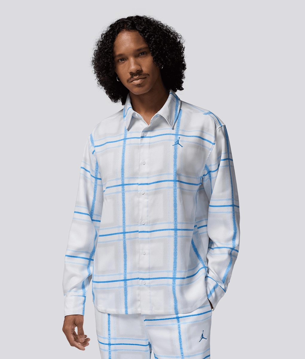 Jordan - Essentials Plaid Flannel Top - VegNonVeg