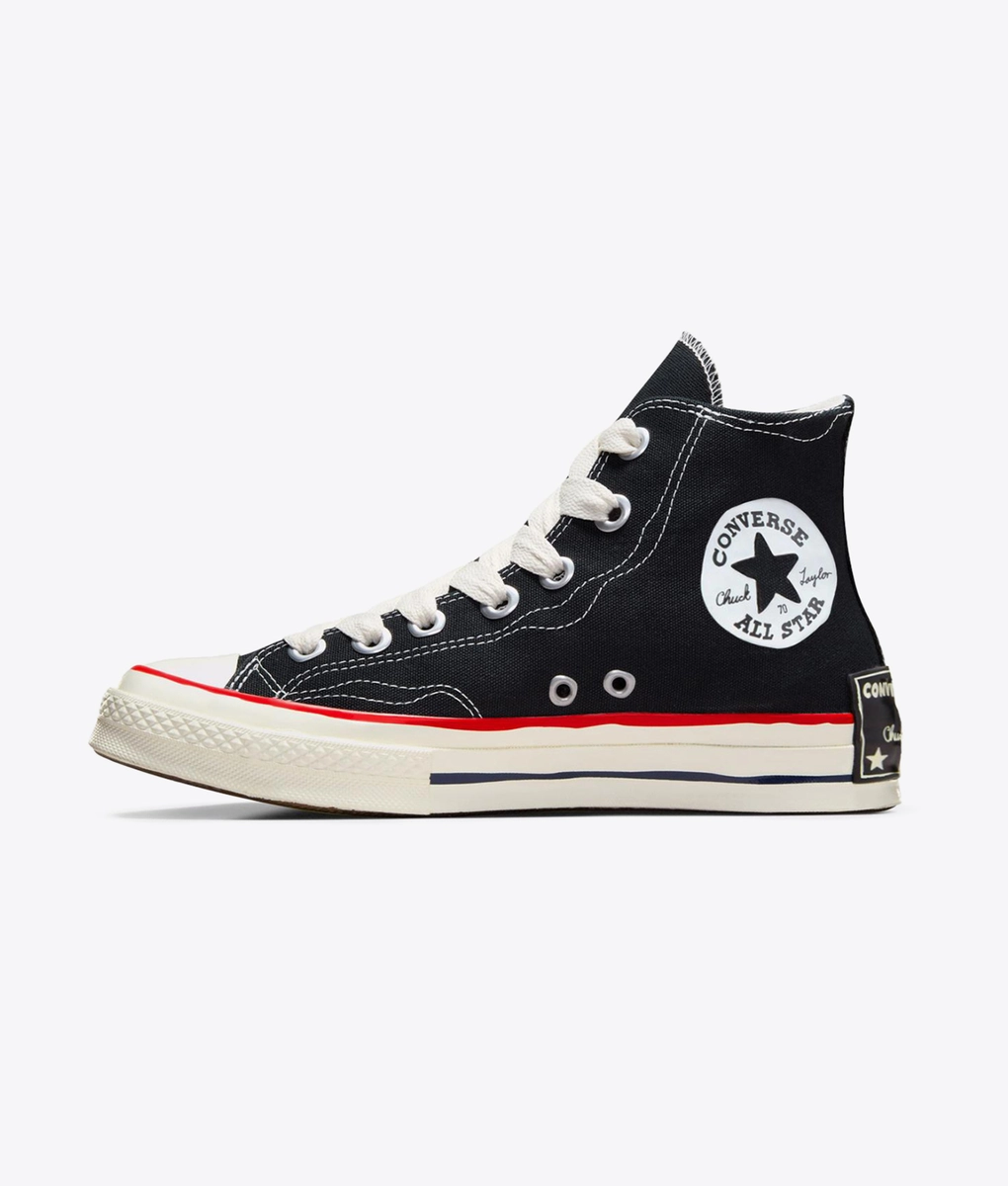 Converse - CONVERSE CHUCK 70 HIGH BLACK/WHITE-RED l BUY Unisex Sneakers ...