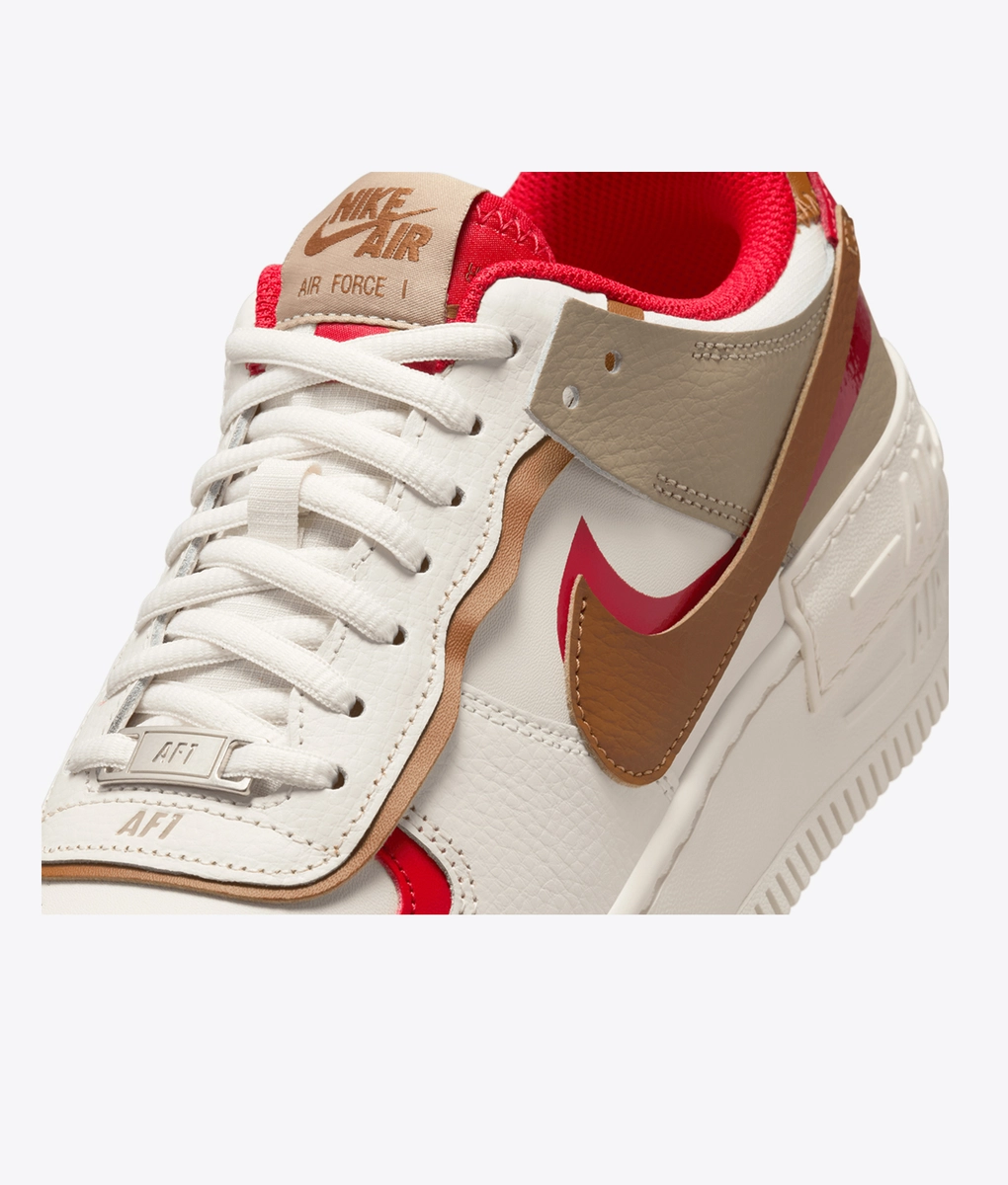 Nike - NIKE AIR FORCE 1 SHADOW PHANTOM/LIGHT BRITISH TAN-FIRE RED-KHAKI ...