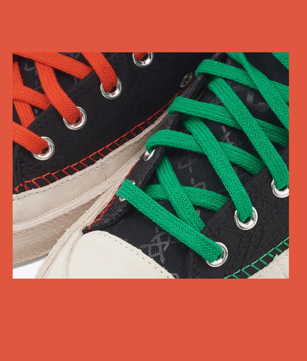 Converse - CONVERSE X DAILY PAPER CHUCK 70 HIGH BLACK/EGRET-MULTICOLOR ...