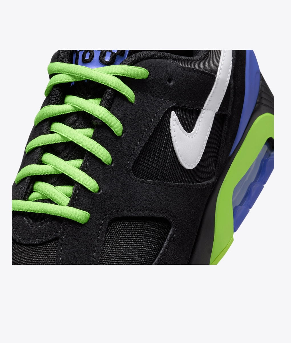 Nike - NIKE AIR 180 BLACK/WHITE-ACTION GREEN-PERSIAN VIOLET l BUY Men's ...