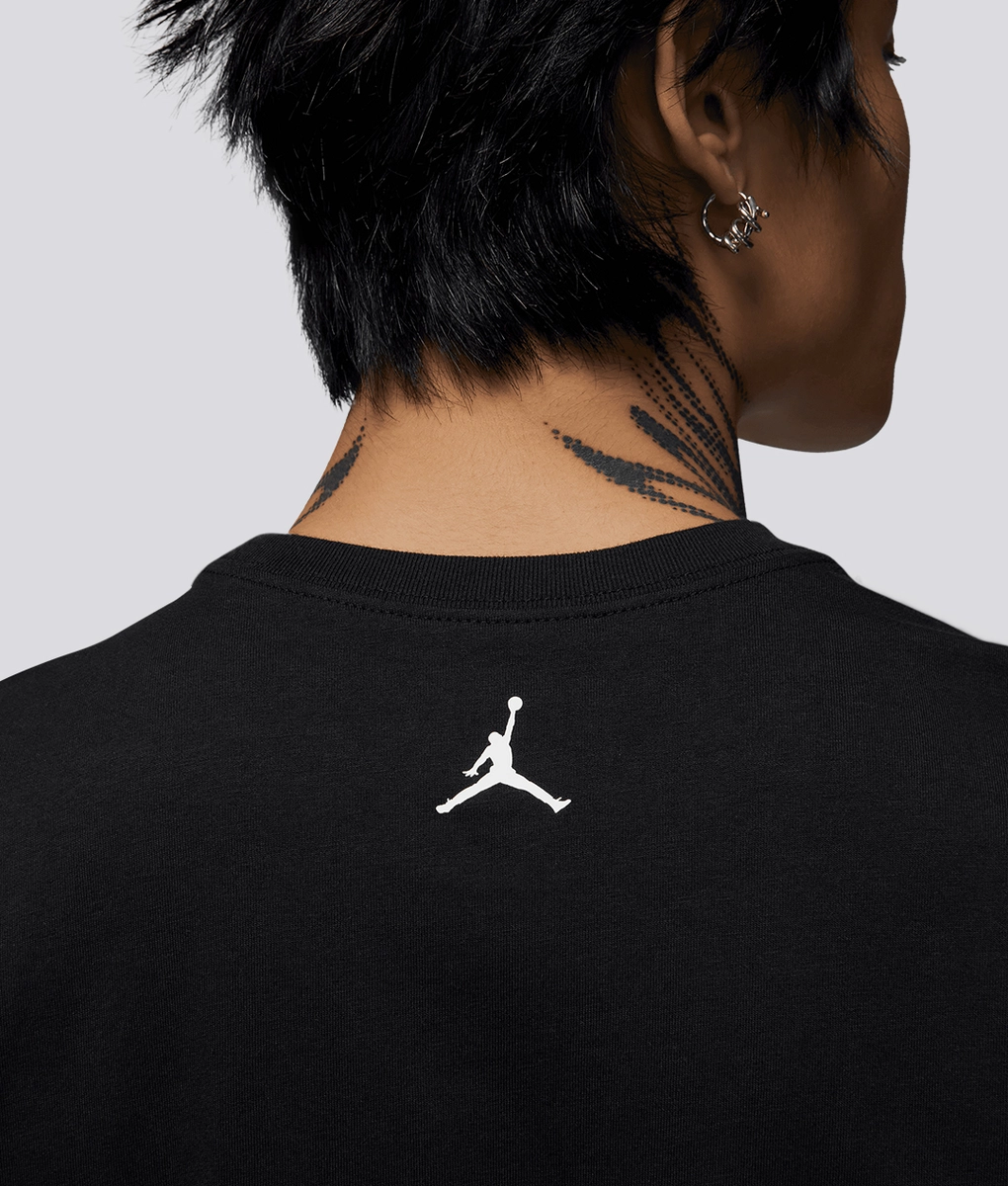 Jordan - JORDAN STACK SHORT SLEEVE T-SHIRT BLACK/WHITE l Buy Men's T ...