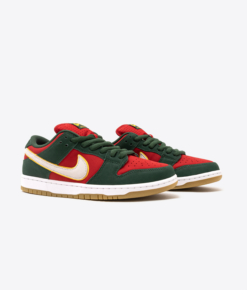 Nike - Nike Sb Dunk Low Pro Premium Fir/White-University Gold-Fire Red ...