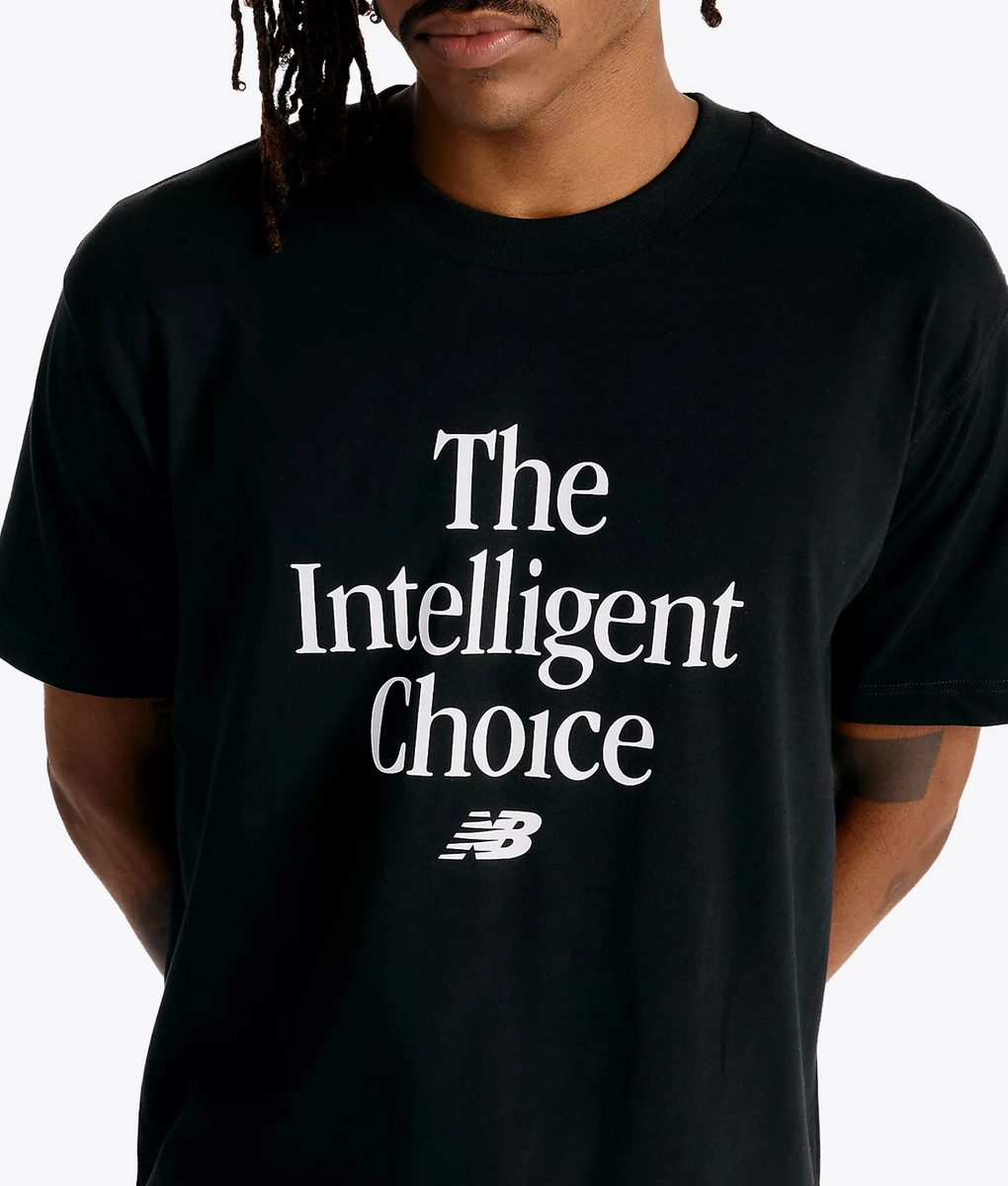 New Balance - NEW BALANCE INTELLIGENT CHOICE RELAXED T-SHIRT BLACK l ...