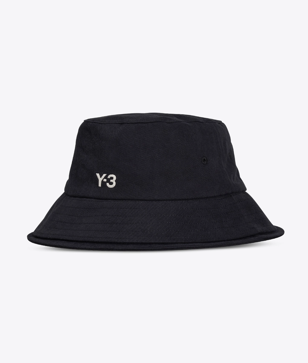 Y-3 - Y-3 3-STRIPES BUCKET HAT BLACK l Buy Hat Online at VegNonVeg ...