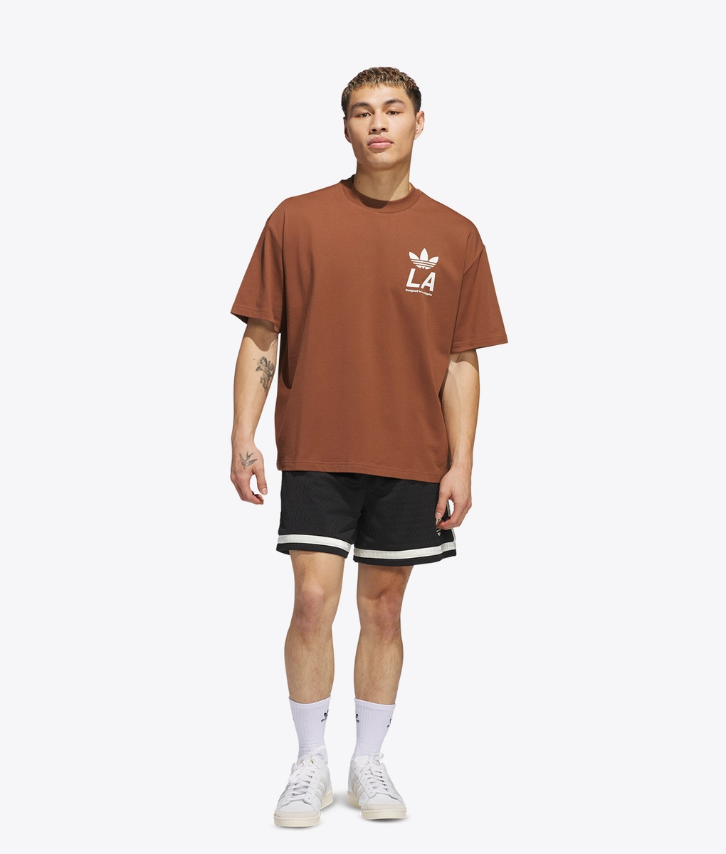 Adidas Originals - ADIDAS ORIGINALS OVERSIZED TREFOIL GRAPHIC T-SHIRT ...
