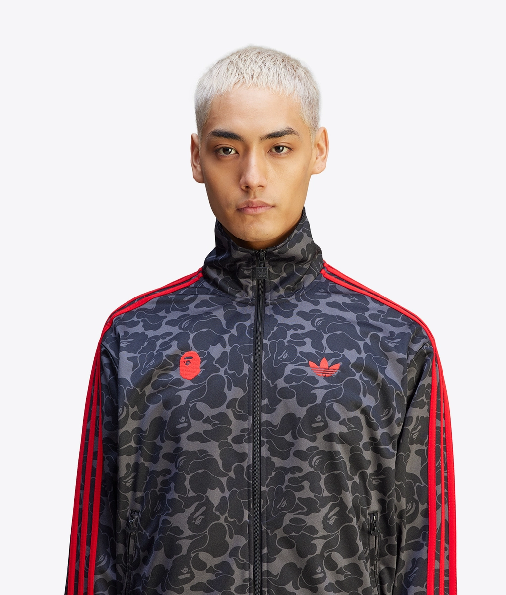 Adidas Originals - ADIDAS ORIGINALS X BAPE PRINTED TRACK TOP BLACK l ...