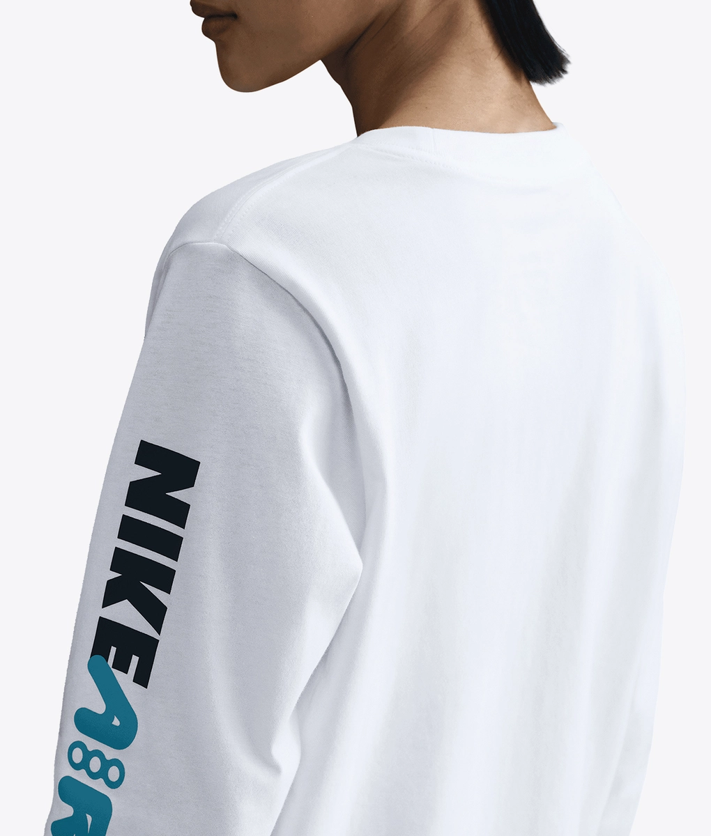 Nike - NIKE SPORTSWEAR AMD LONG SLEEVE GRAPHIC TEE WHITE l Buy Women's ...