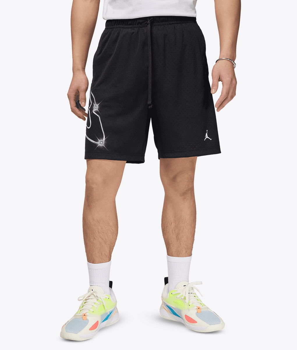 Jordan - JORDAN DRI-FIT SPORT GRAPHIC SHORT BLACK/WHITE l Buy Men's ...