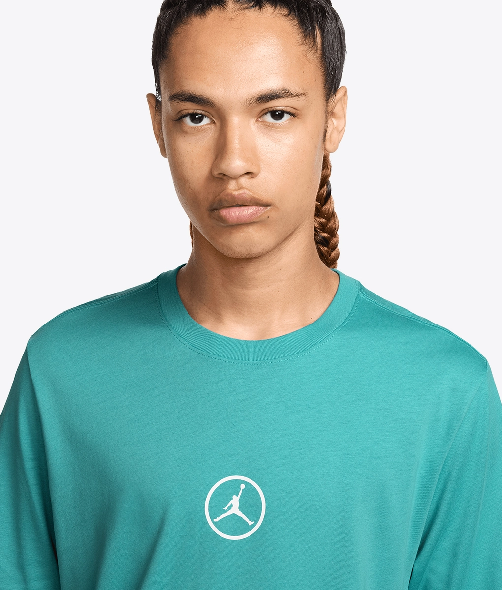 Jordan - JORDAN FLIGHT ESSENTIALS SHORT SLEEVE CREW TEE WASHED TEAL ...