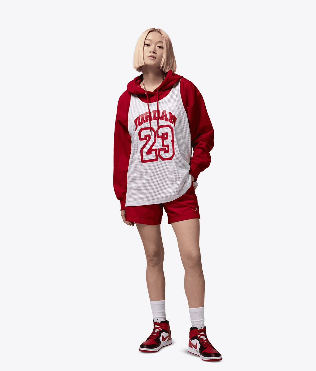 Jordan - JORDAN MESH TANK JERSEY WHITE/VARSITY RED l Buy Women's Jersey ...