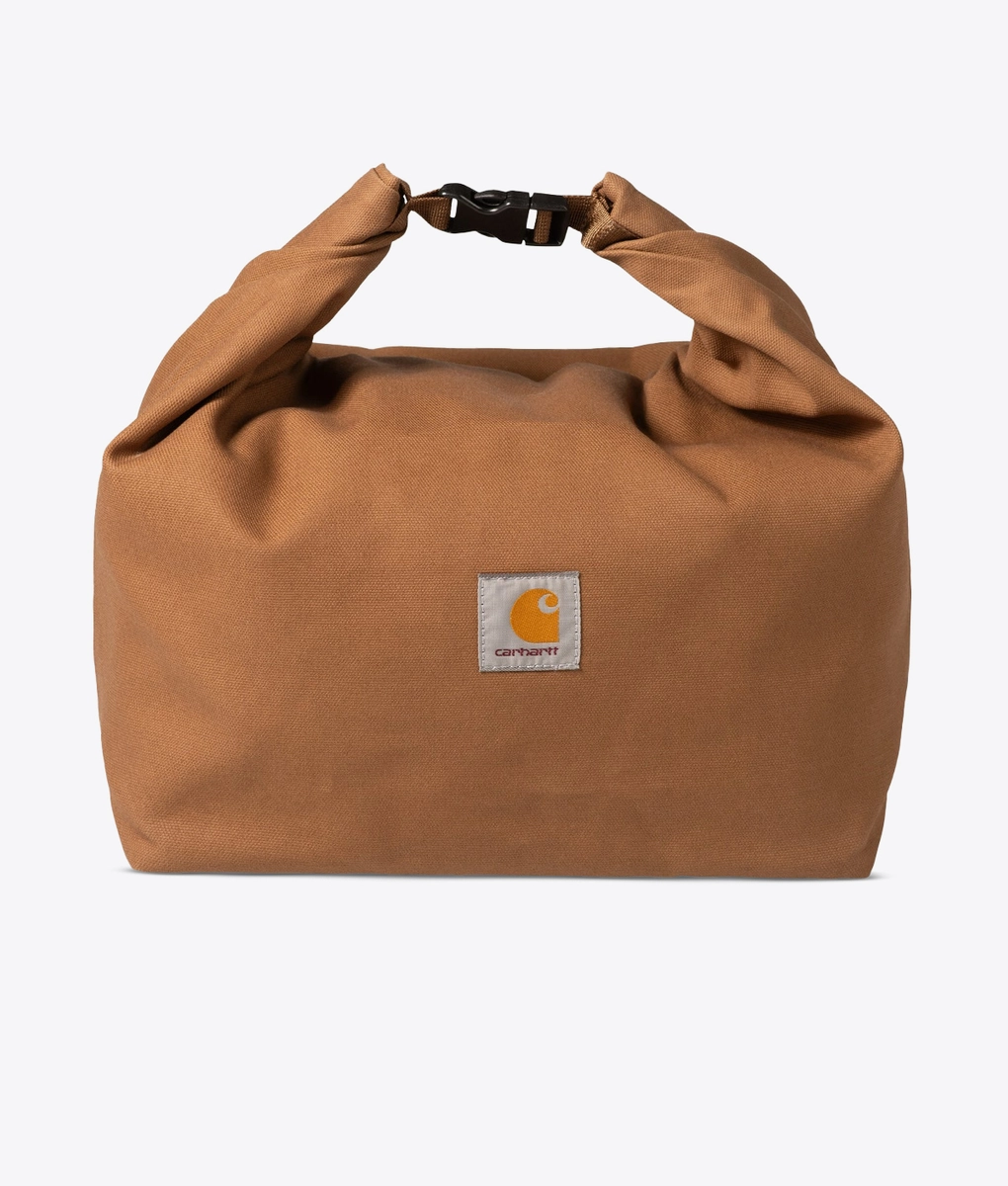 Carhartt WIP - CARHARTT WIP CANVAS ROLL-UP INSULATED BAG HAMILTON BROWN ...
