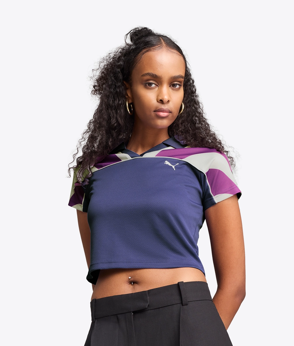 Puma - PUMA X FUTURE ARCHIVE FOOTBALL JERSEY BABY TEE BLUE CRYSTAL/WILD ...