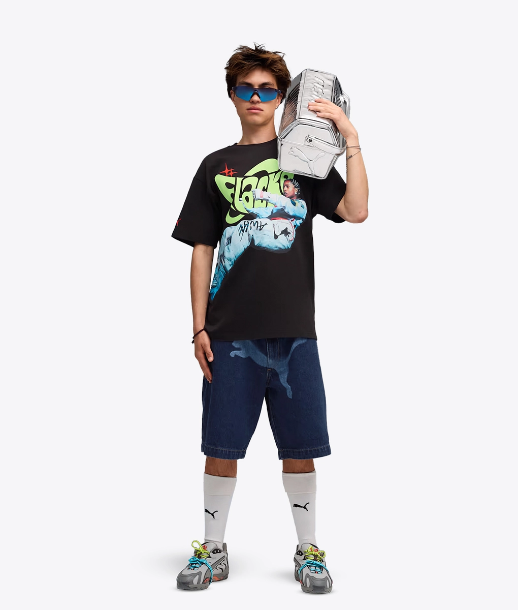 Puma - PUMA X A$AP ROCKY FLACKO DRIVE TEE PUMA BLACK l Buy Men's Tee ...