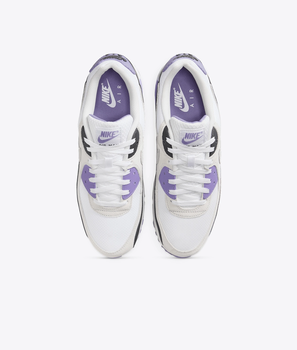 Nike - Nike Air Max 90 White/Light Smoke Grey-Dusty Amethyst | Buy Men ...