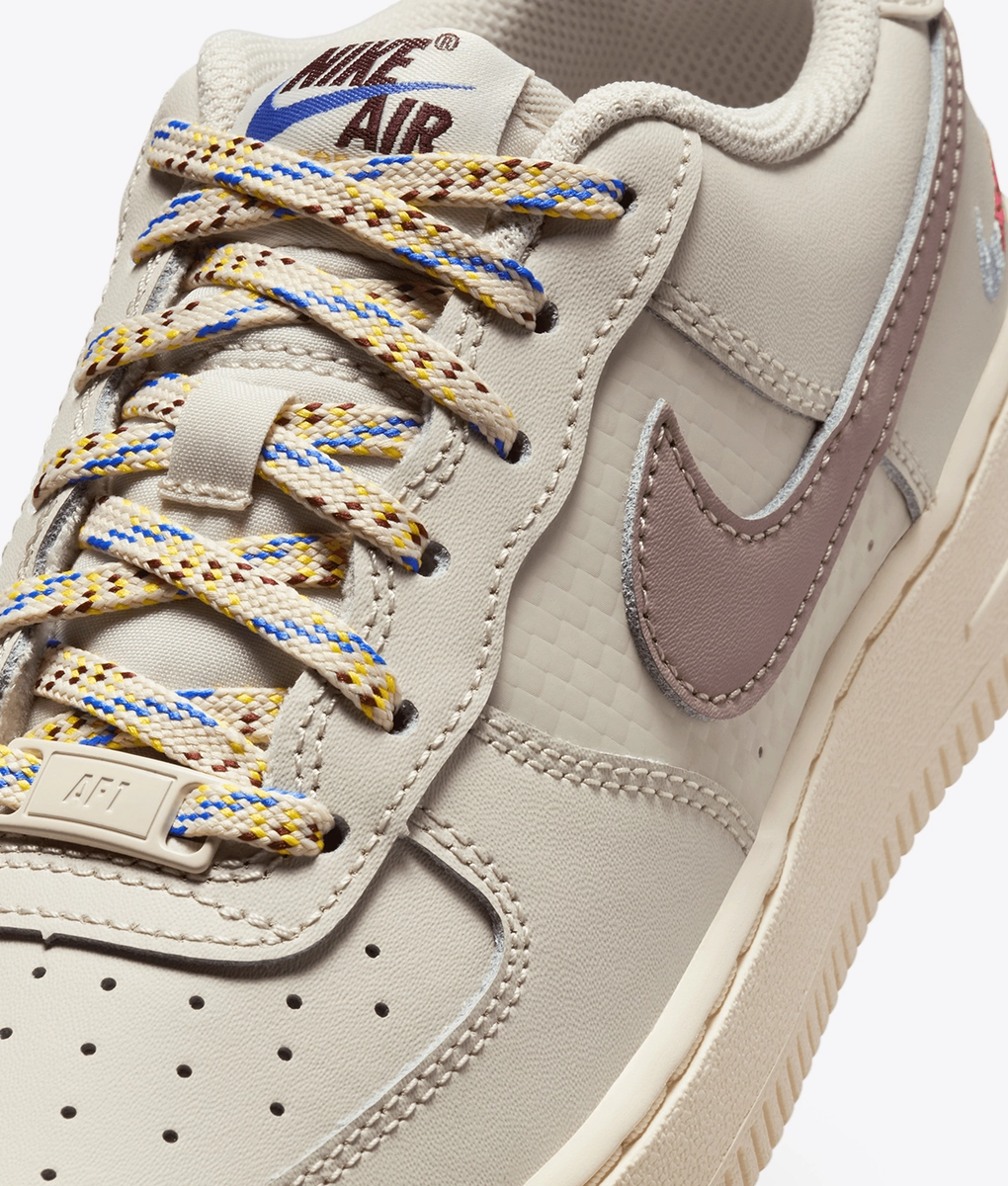 Nike - Nike Air Force 1 LV8 Light Orewood Brown/Malt-Burgundy Crush ...