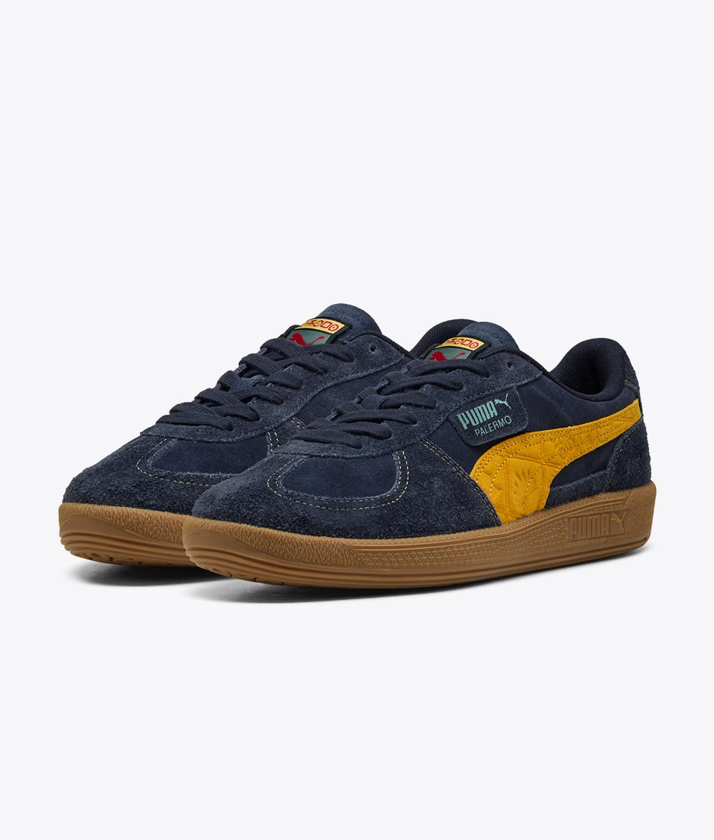 Puma - Puma Road To Unity Palermo Leather New Navy/Sunny Yellow | Buy ...