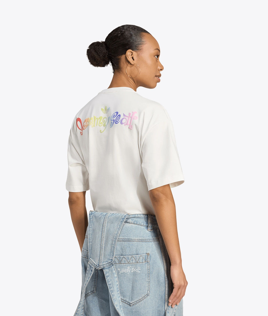 Adidas Originals - Adidas Originals X Jeremy Scott Graphic Tee Cloud ...