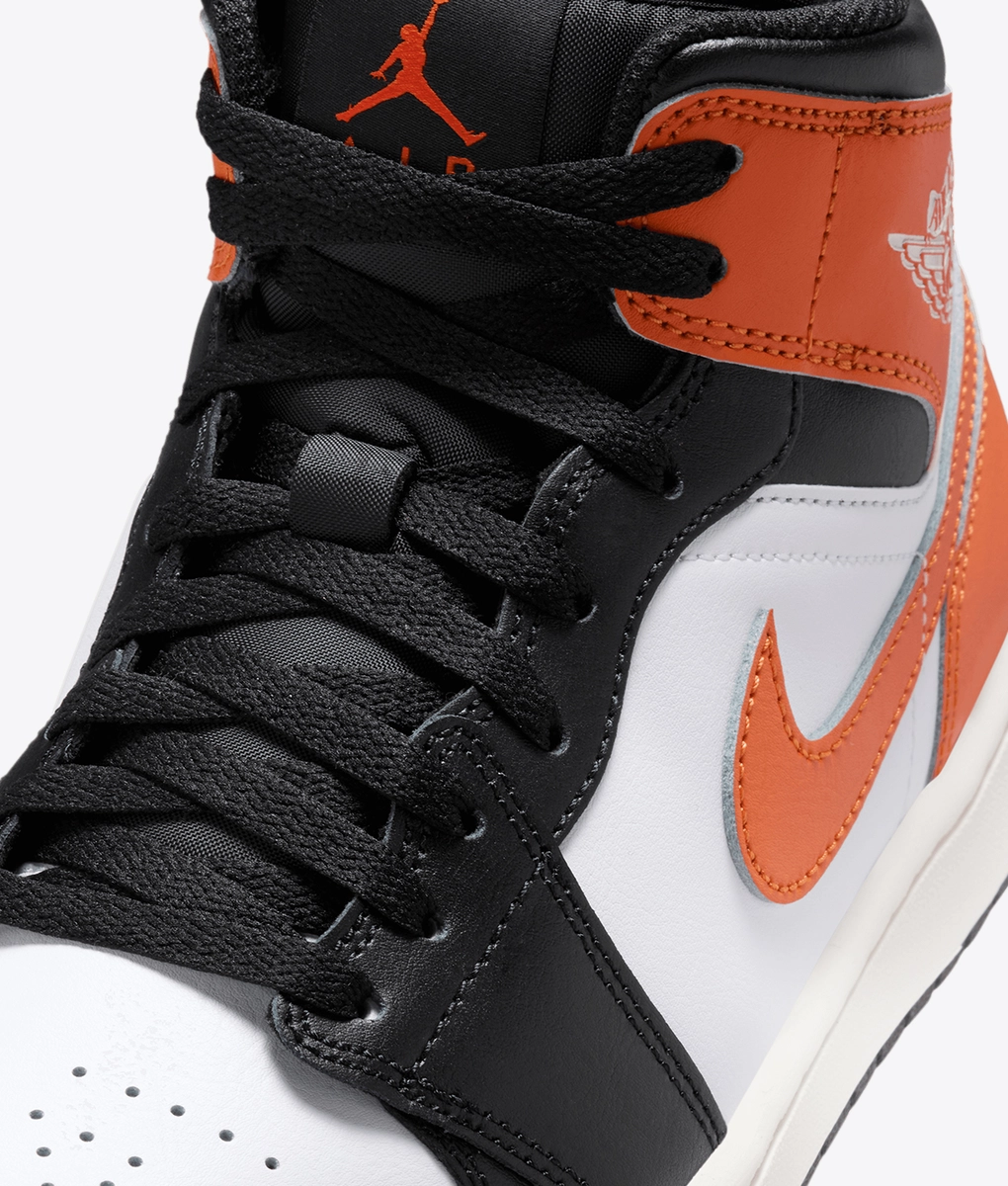 Jordan - Jordan Air Jordan 1 Mid Starfish/Black-White-Sail | Buy Men's ...