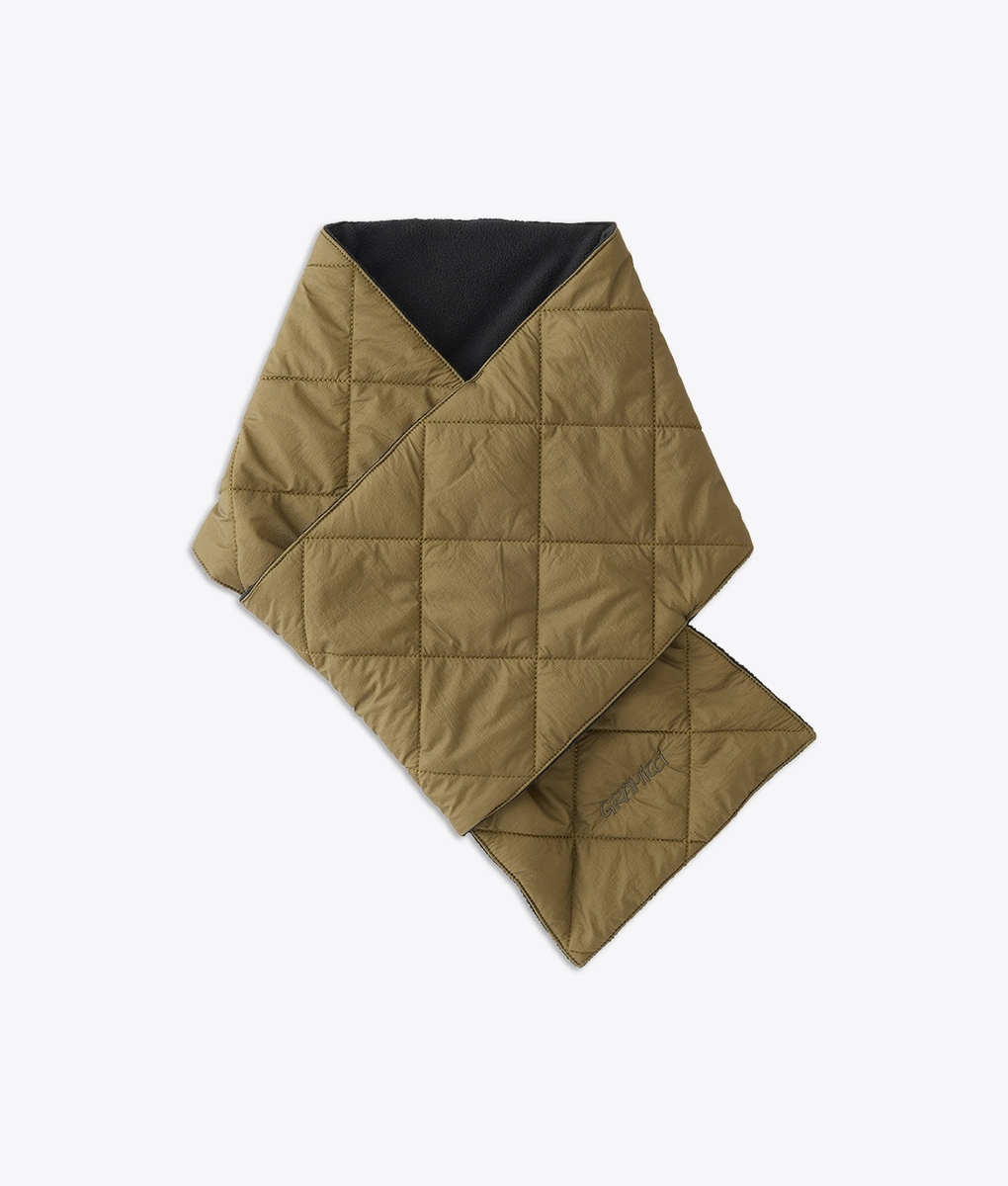 Gramicci - Gramicci Thermal Insulation Quilted Scarf Deep Laurel | Buy ...