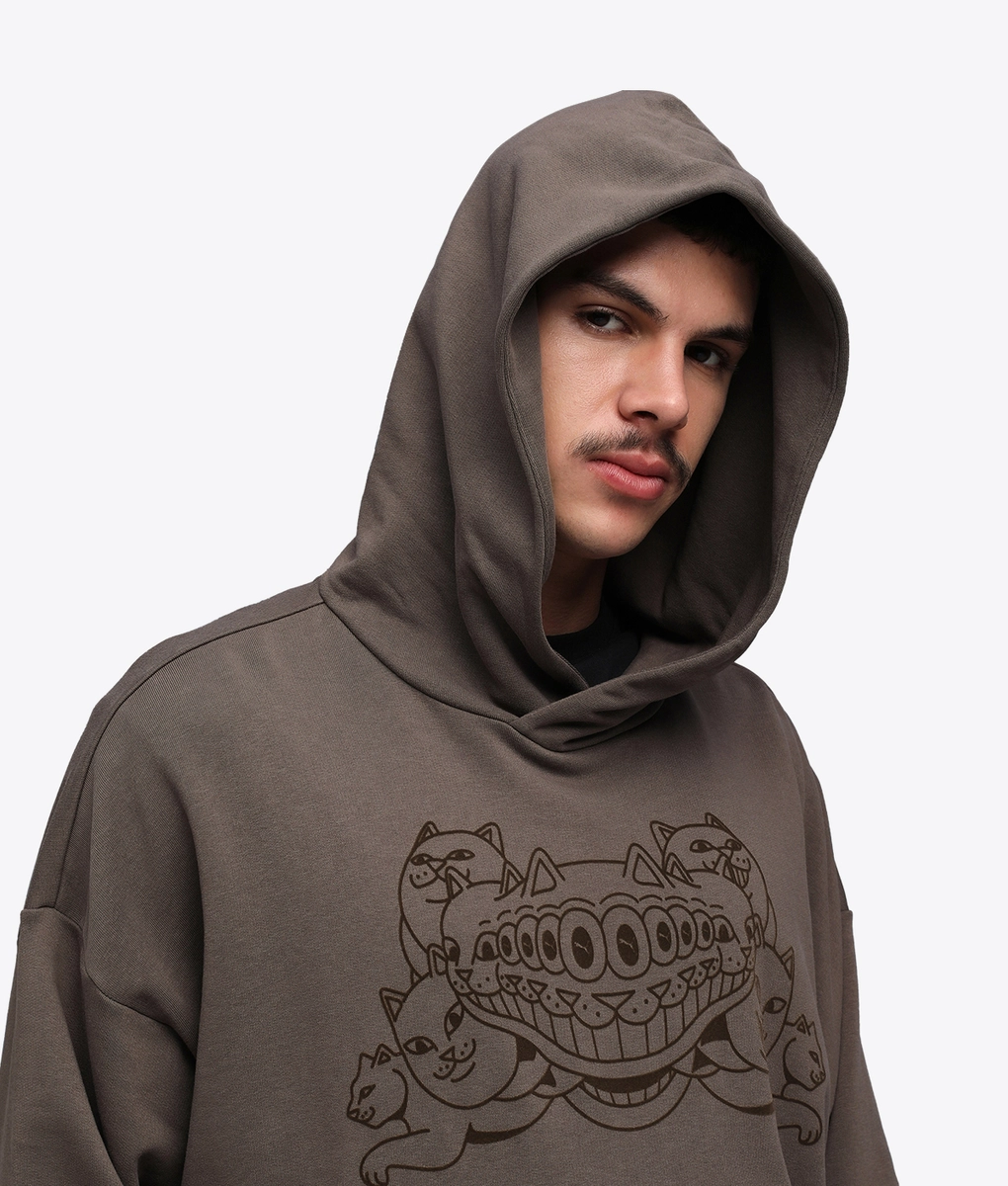 Puma - X RIPNDIP GRAPHIC BOXY HOODIE - VegNonVeg