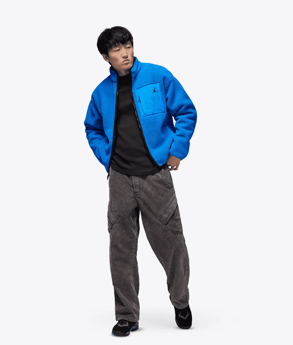 Jordan - FLIGHT MOUNTAINSIDE SHERPA JACKET - VegNonVeg