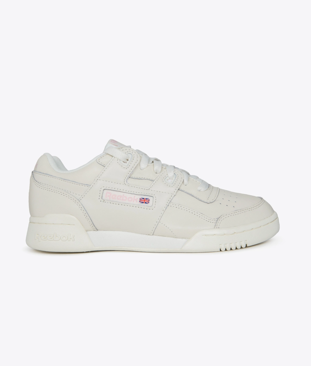 REEBOK - WORKOUT PLUS 'white/practical pink' - VegNonVeg