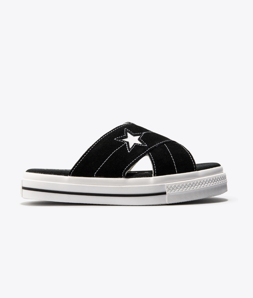 Converse - ONE STAR SANDALISM 'BLACK/EGRET/WHITE' - VegNonVeg Converse - ONE STAR SANDALISM 'BLACK/EGRET/WHITE' - VegNonVeg