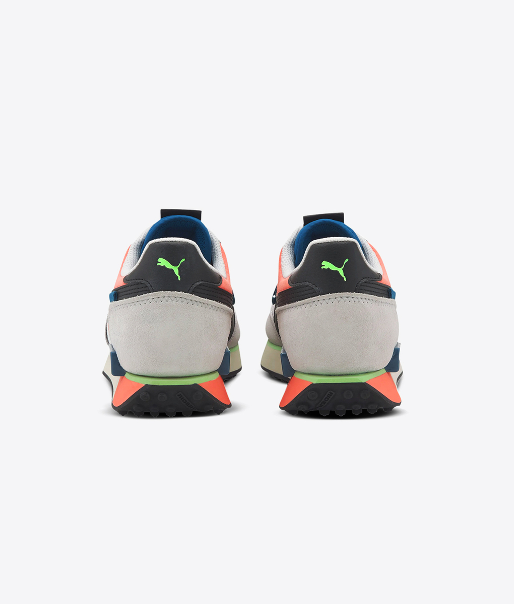 Puma - Future Rider Neon Play 'Puma White-Fusion Coral' - VegNonVeg