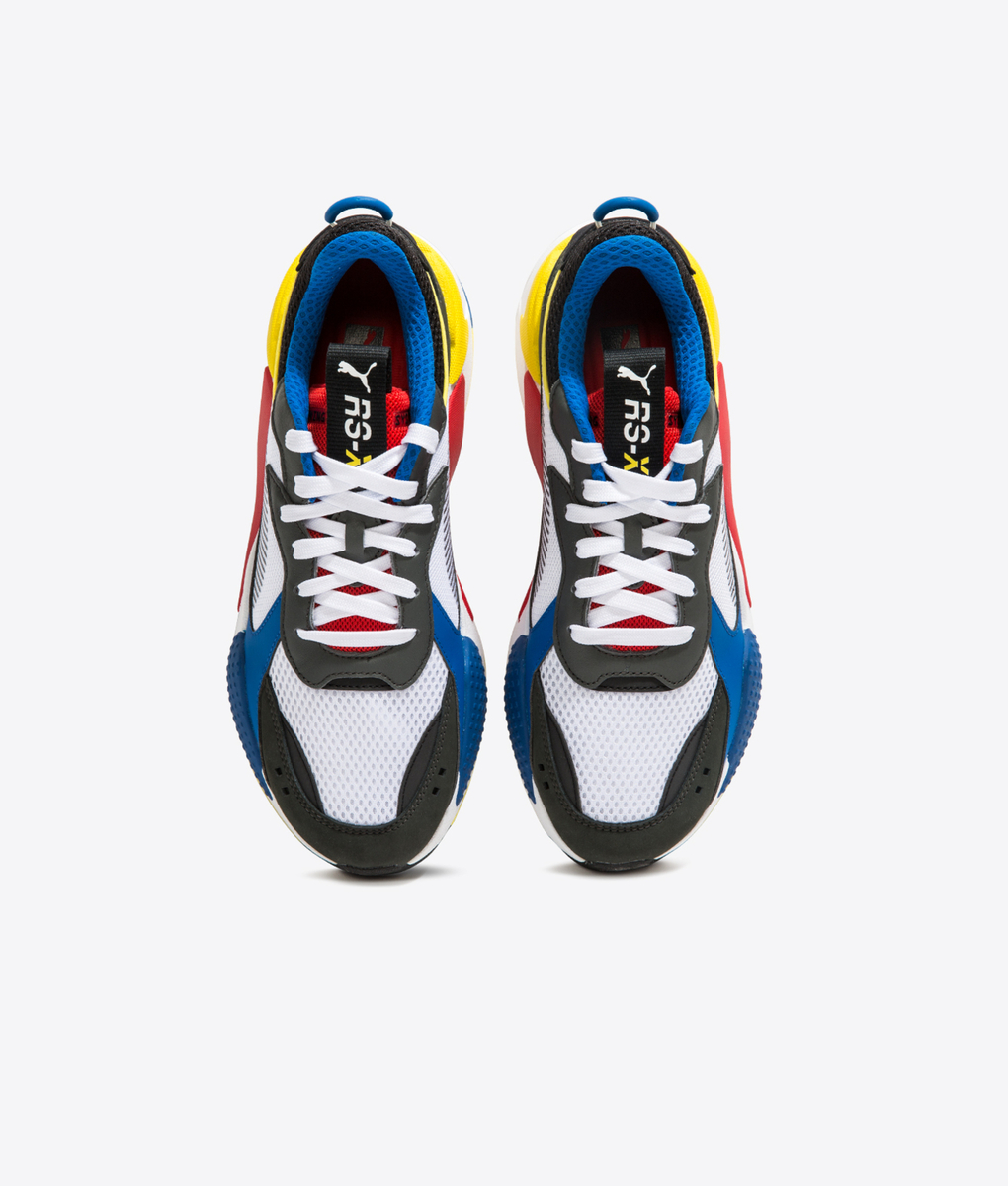 Puma - RS-X TOYS 'WHITE-ROYAL-HIGH RISK RED' - VegNonVeg