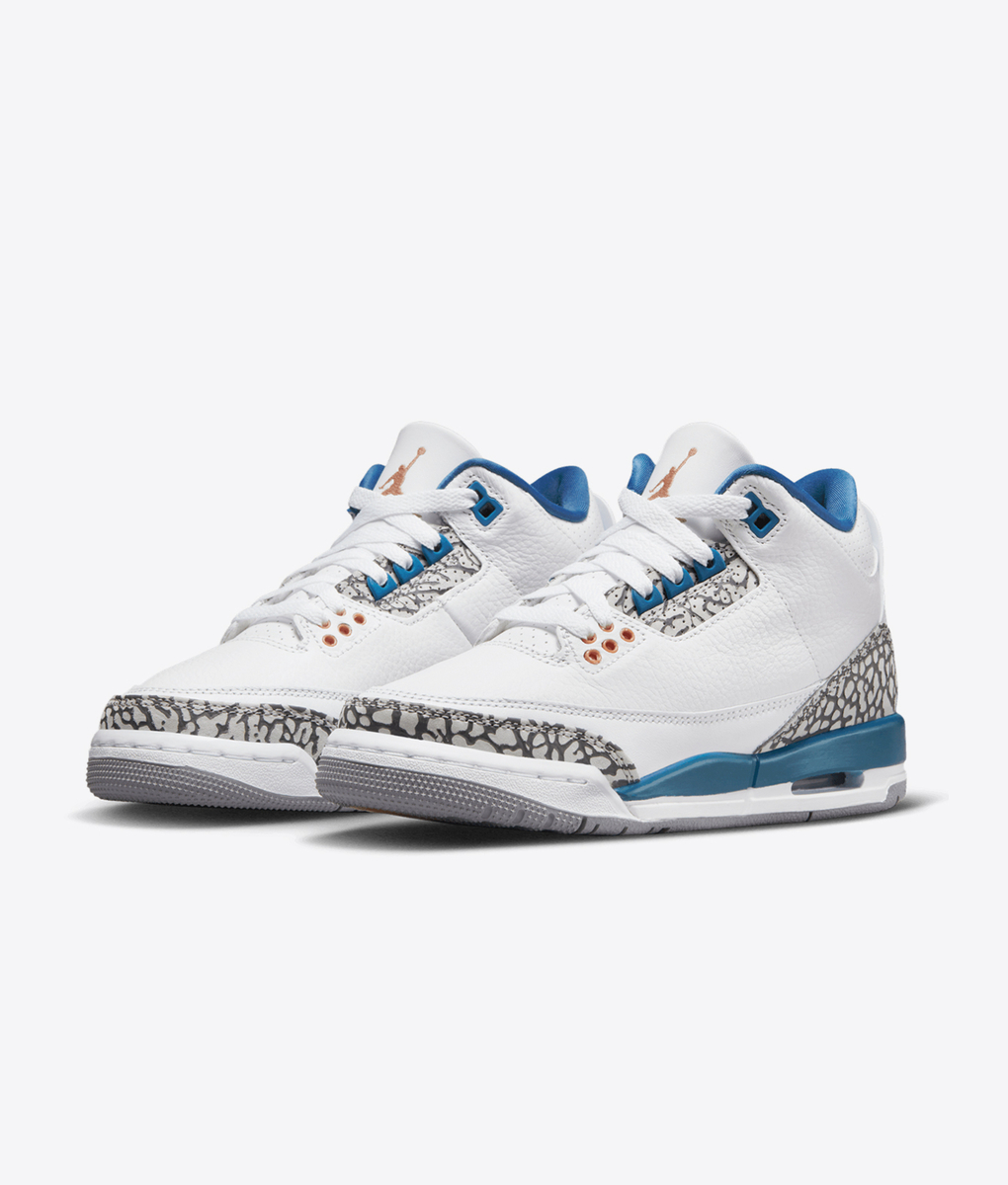 Jordan - Buy NIKE AIR JORDAN 3 RETRO 'WHITE/METALLIC COPPER-TRUE BLUE ...