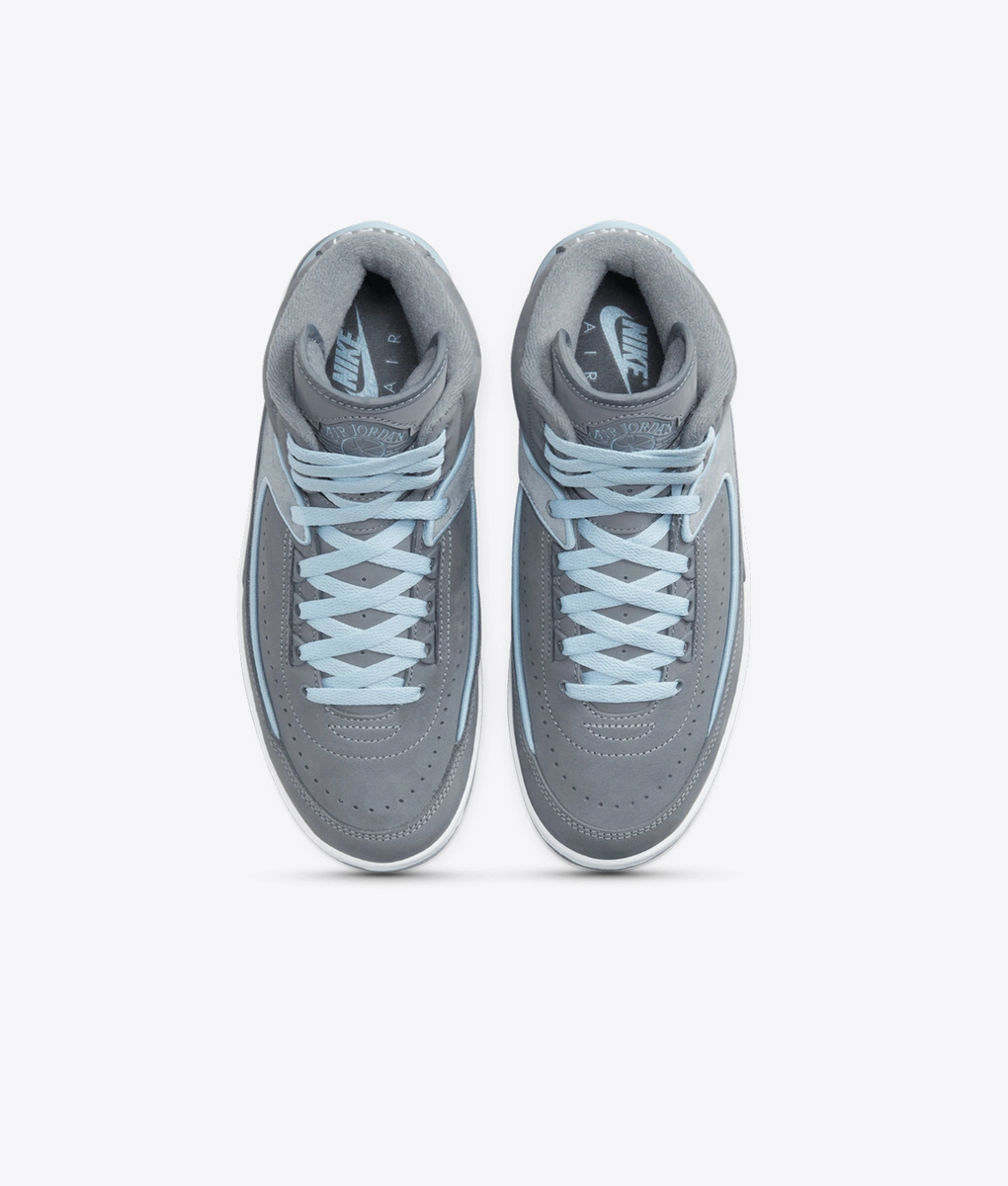 Jordan - Buy NIKE AIR JORDAN 2 RETRO 'COOL GREY/ICE BLUE-WHITE' - VegNonVeg