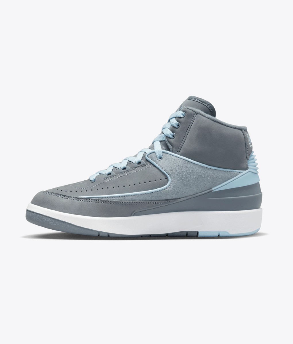 Jordan - Buy NIKE AIR JORDAN 2 RETRO 'COOL GREY/ICE BLUE-WHITE' - VegNonVeg