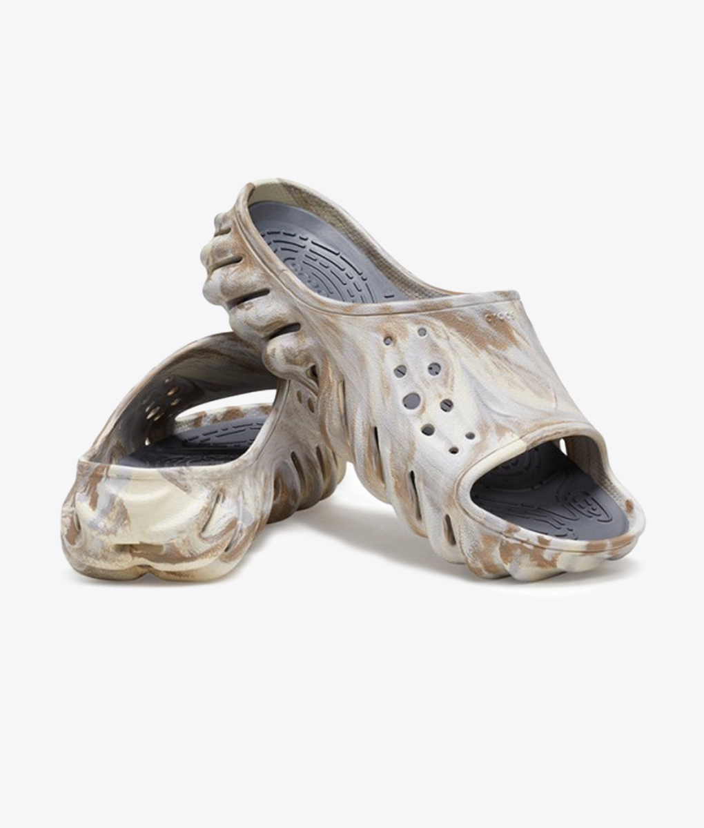 Crocs - Echo Marbled Slide - VegNonVeg