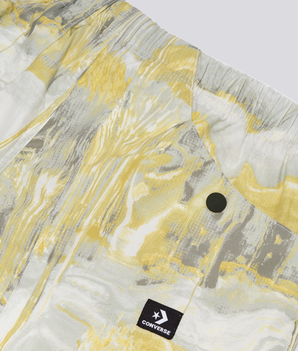 Converse - CONVERSE ELEVATED LTWT SSNL CARGO SHORT AOP POTATO SALAD l ...