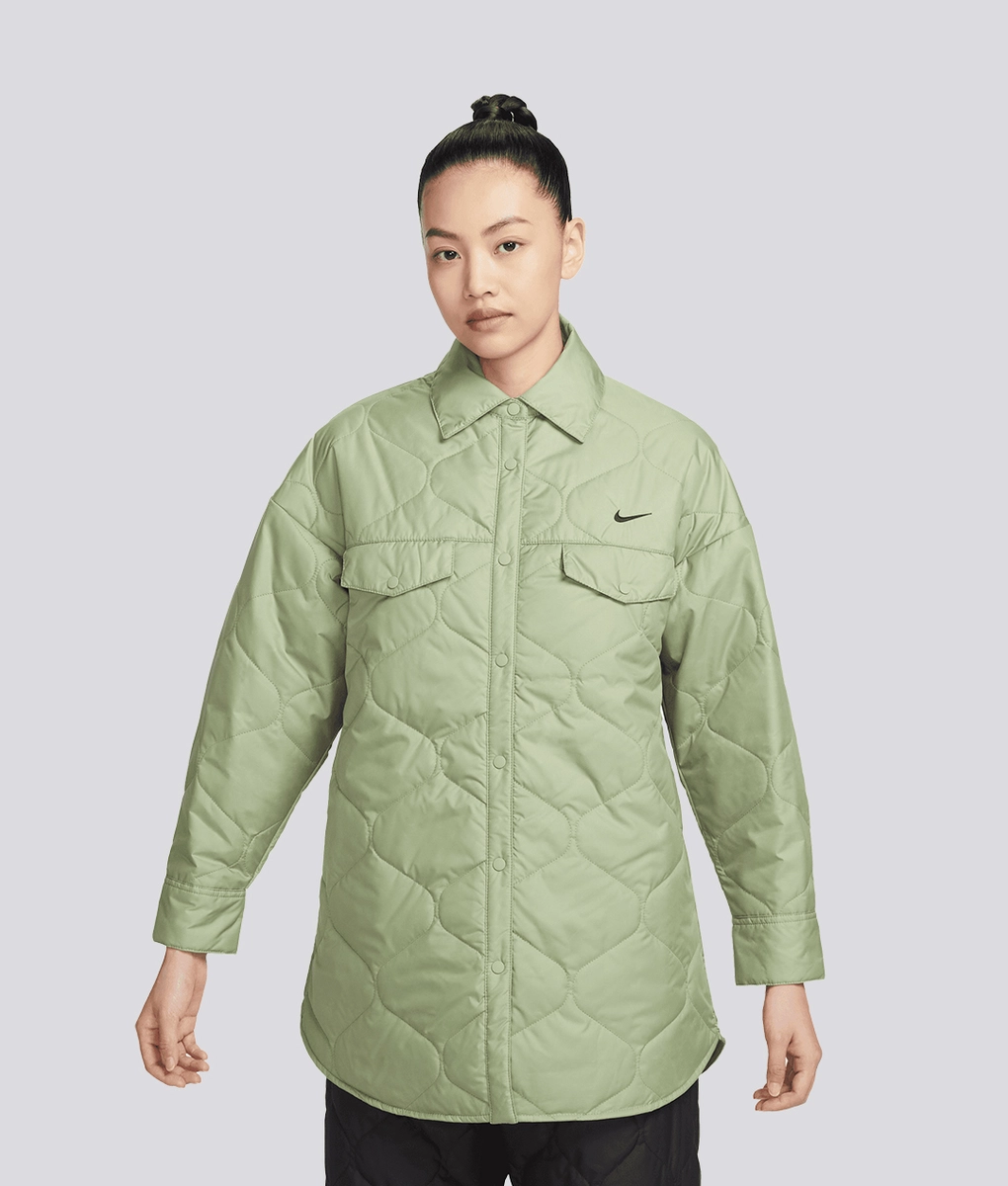 Nike - NIKE SPORTSWEAR ESSENTIALS QUILTED STANDARD TRENCH JACKET OIL ...