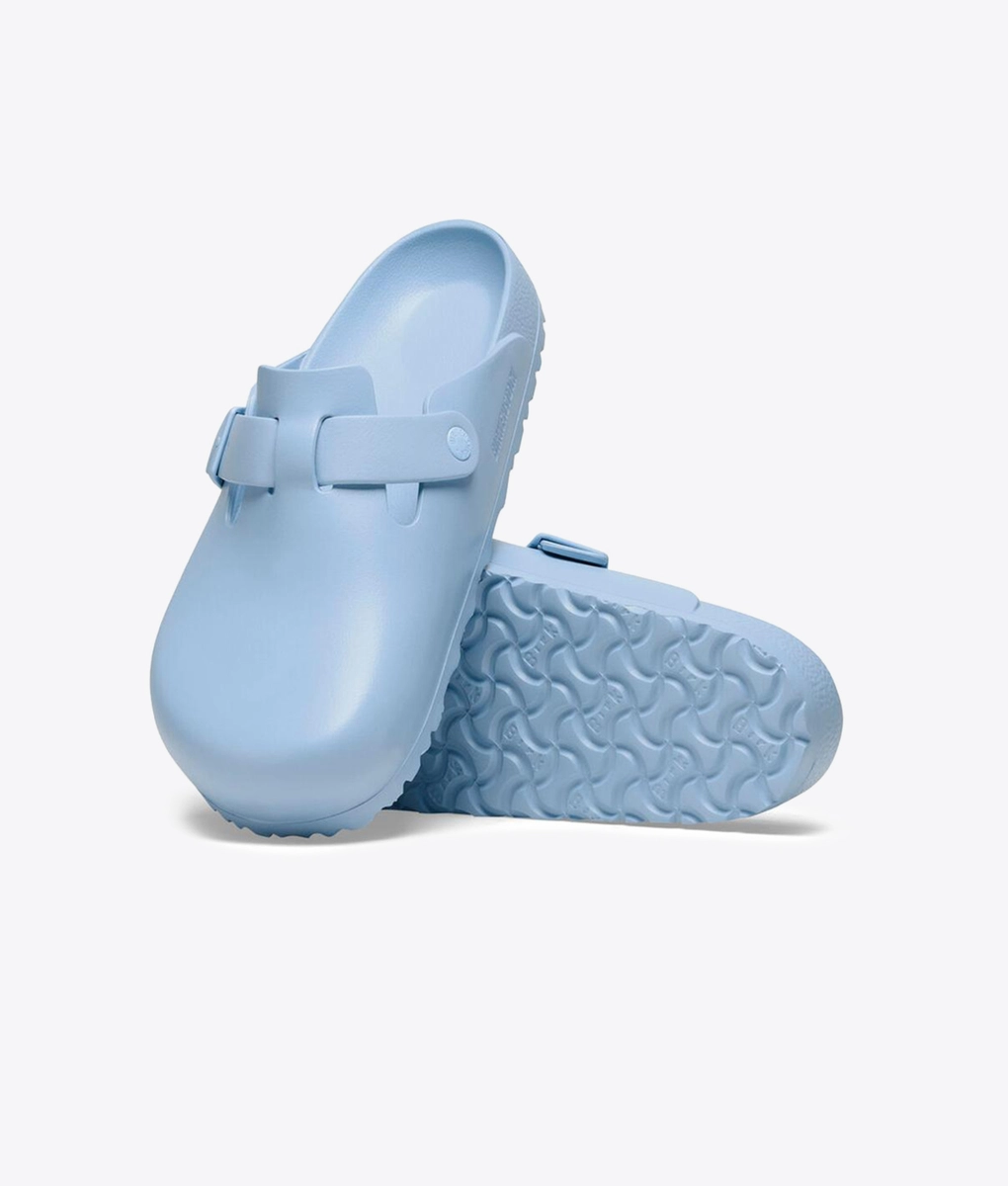 Birkenstock - BIRKENSTOCK BOSTON EVA DUSTY BLUE l Buy Women's Slides ...