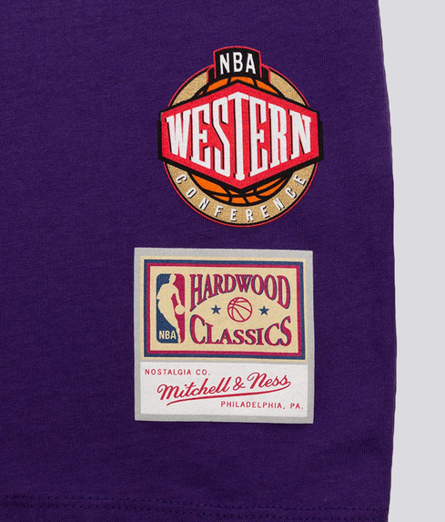 Mitchell & Ness - NBA HWC CHAMP STACK TEE LAKERS 'PURPLE' - VegNonVeg