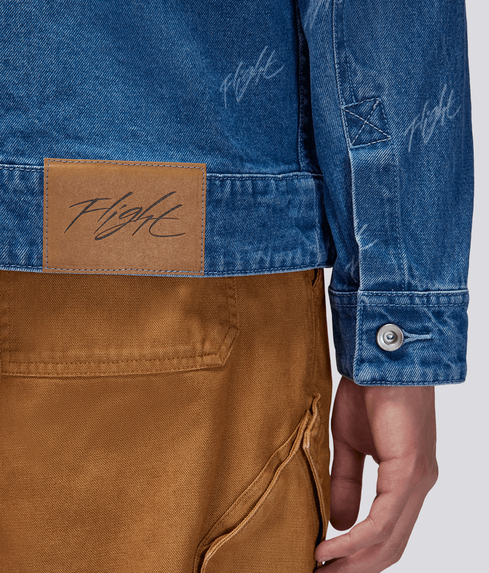 Jordan - FLIGHT HERITAGE DENIM JACKET 'BLUE GREY' - VegNonVeg